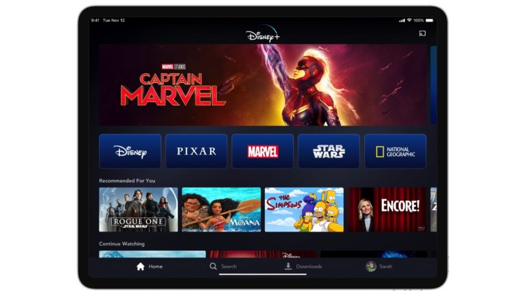 Veja como é a interface e o design 'clean' do Disney Plus