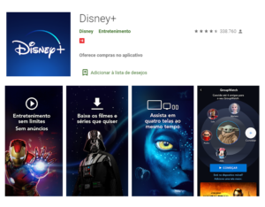 Página do App Disney+ na Google Play Store é Atualizada - Guia Disney+ ...
