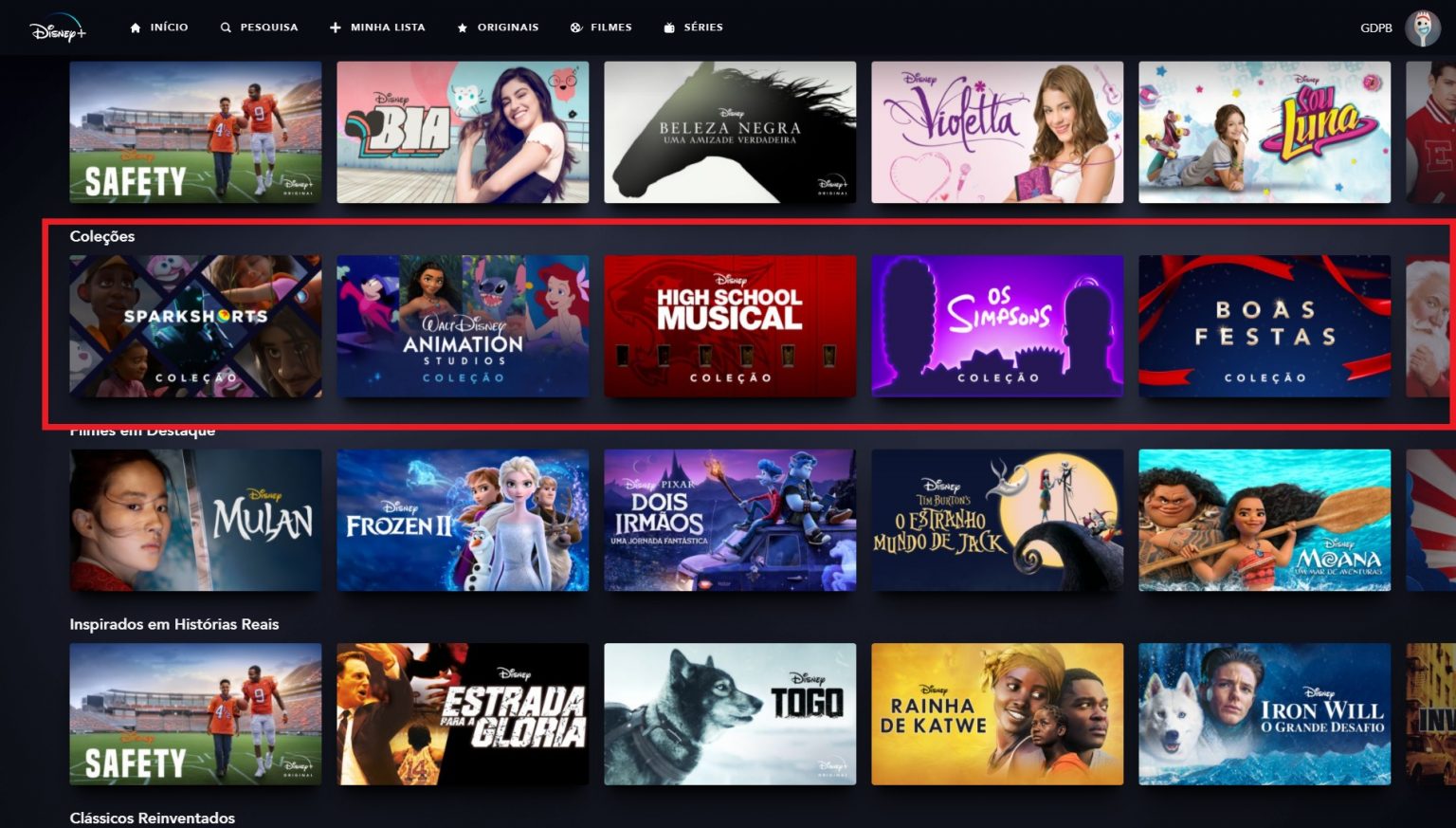 O que são as coleções do Disney+? - Guia Disney+ Brasil