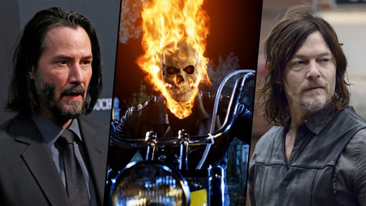 Keanu Reeves e Norman Reedus dividem fãs do Motoqueiro Fantasma