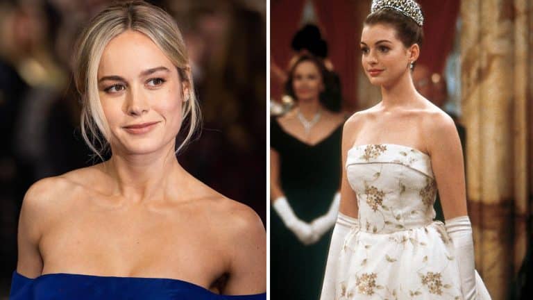 Brie Larson, a Capitã Marvel, mostra seu look de O Diário da Princesa ...