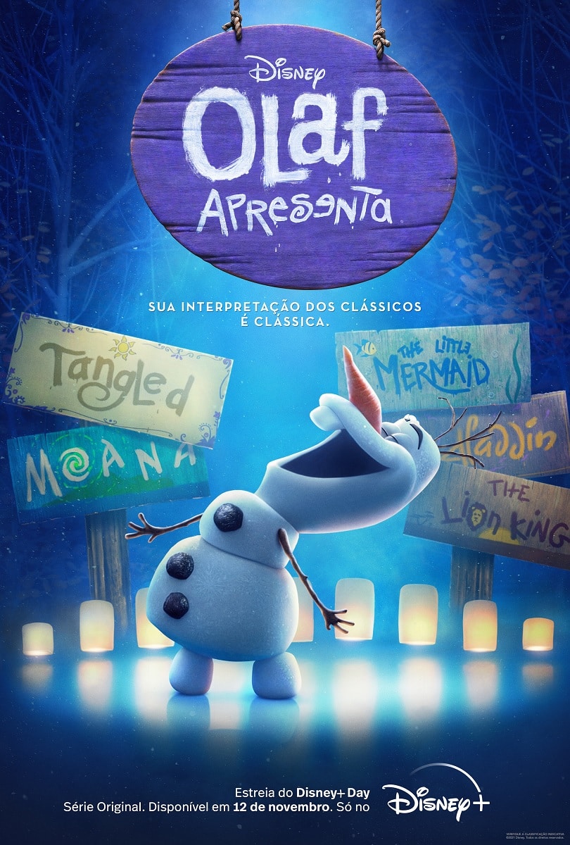 Olaf Apresenta: Disney libera primeiro trailer da série do Olaf